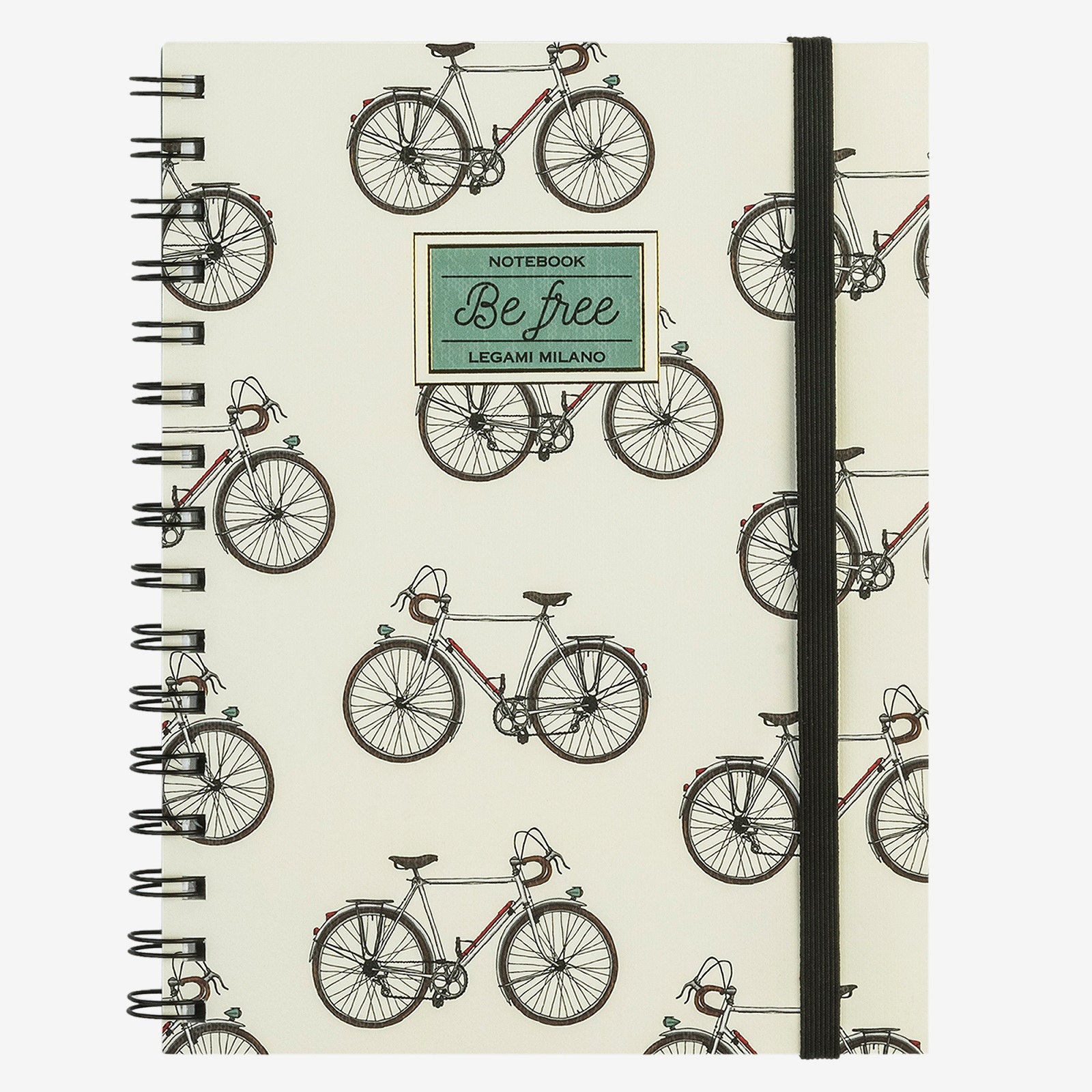 Legami Notebook A5 Wirebound Bike - The Writing Desk