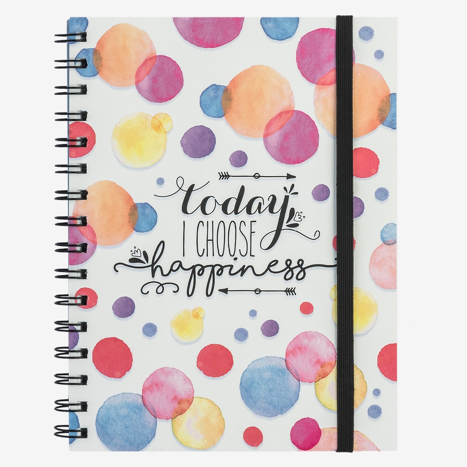 Legami Notebook wirebound Today I Choose Happiness A5 - The Writing Desk