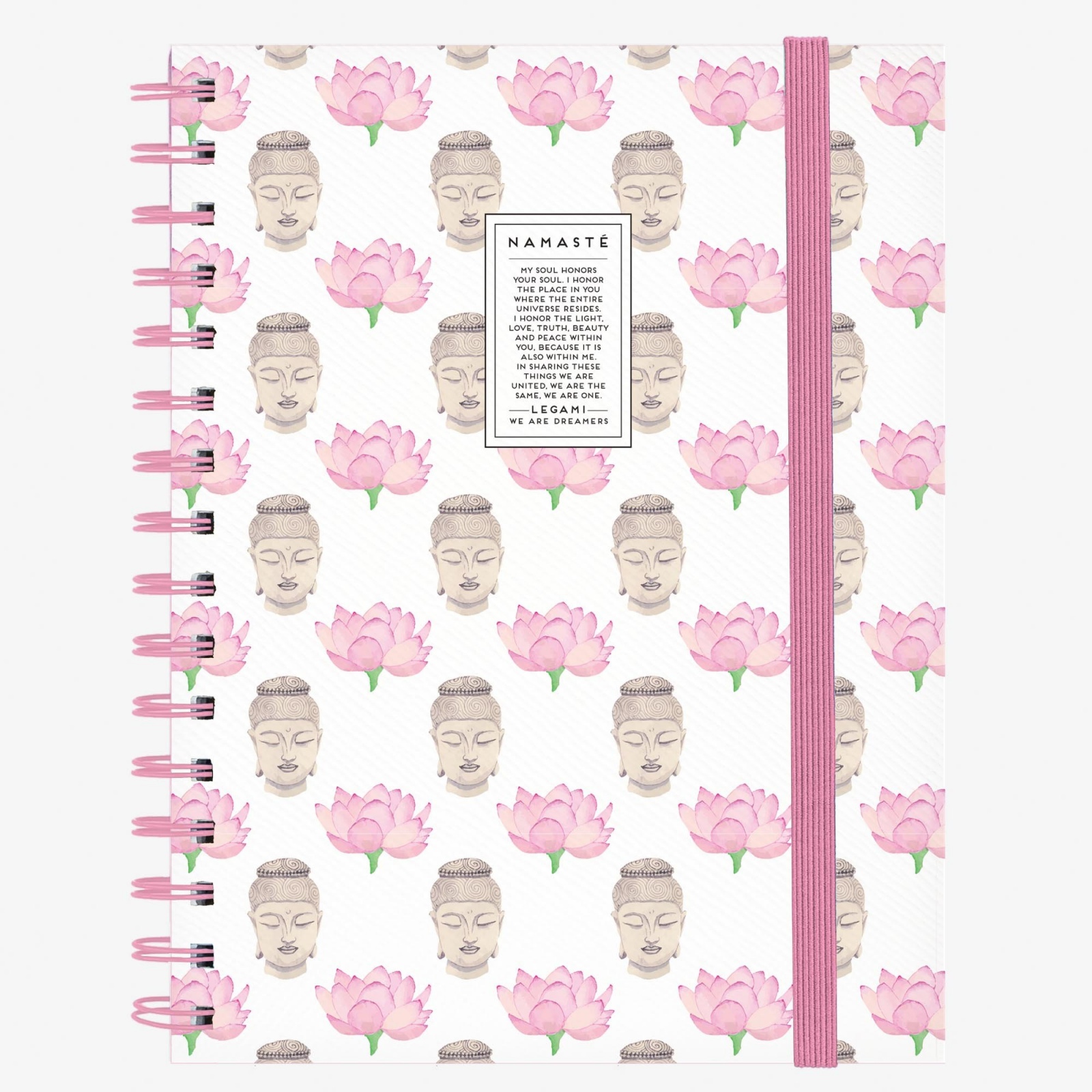 Legami Notebook A5 Wirebound Namaste - The Writing Desk