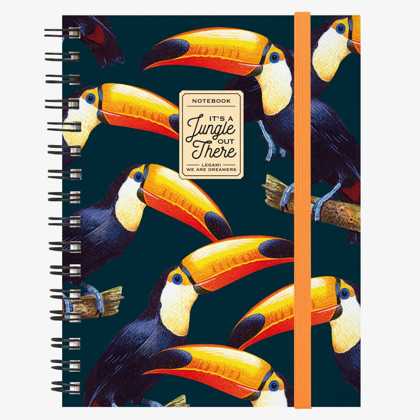 Legami Notebook A5 Wirebound It's a Jungle out There - The Writing Desk