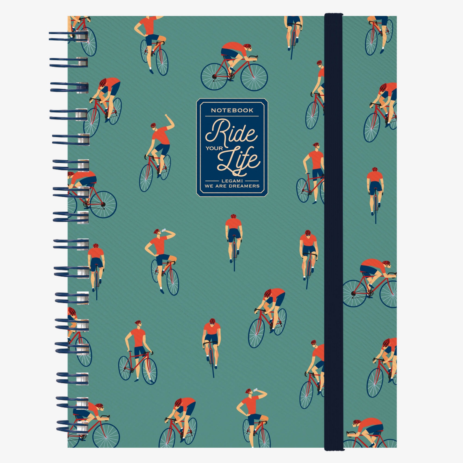 Legami Notebook A5 Wirebound Ride your Life - The Writing Desk